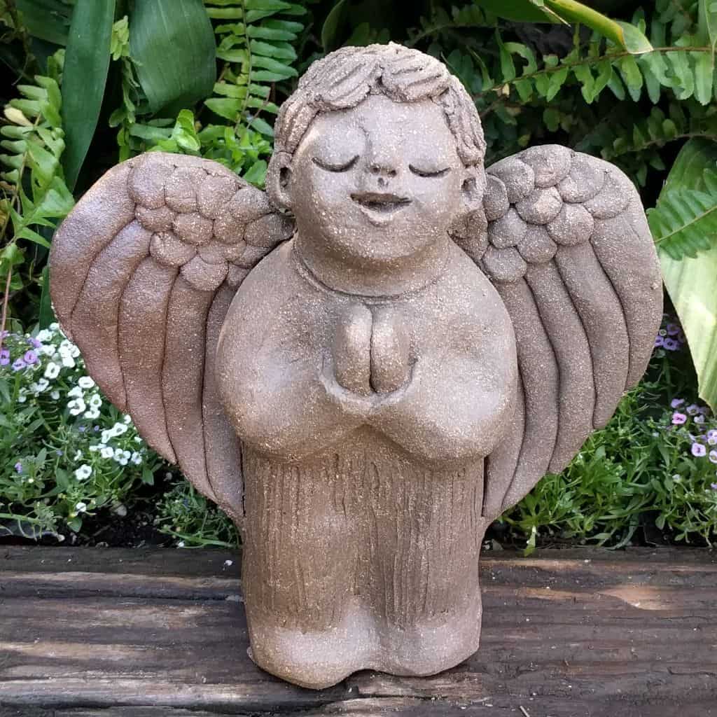 Angel Boy Praying Sculpture