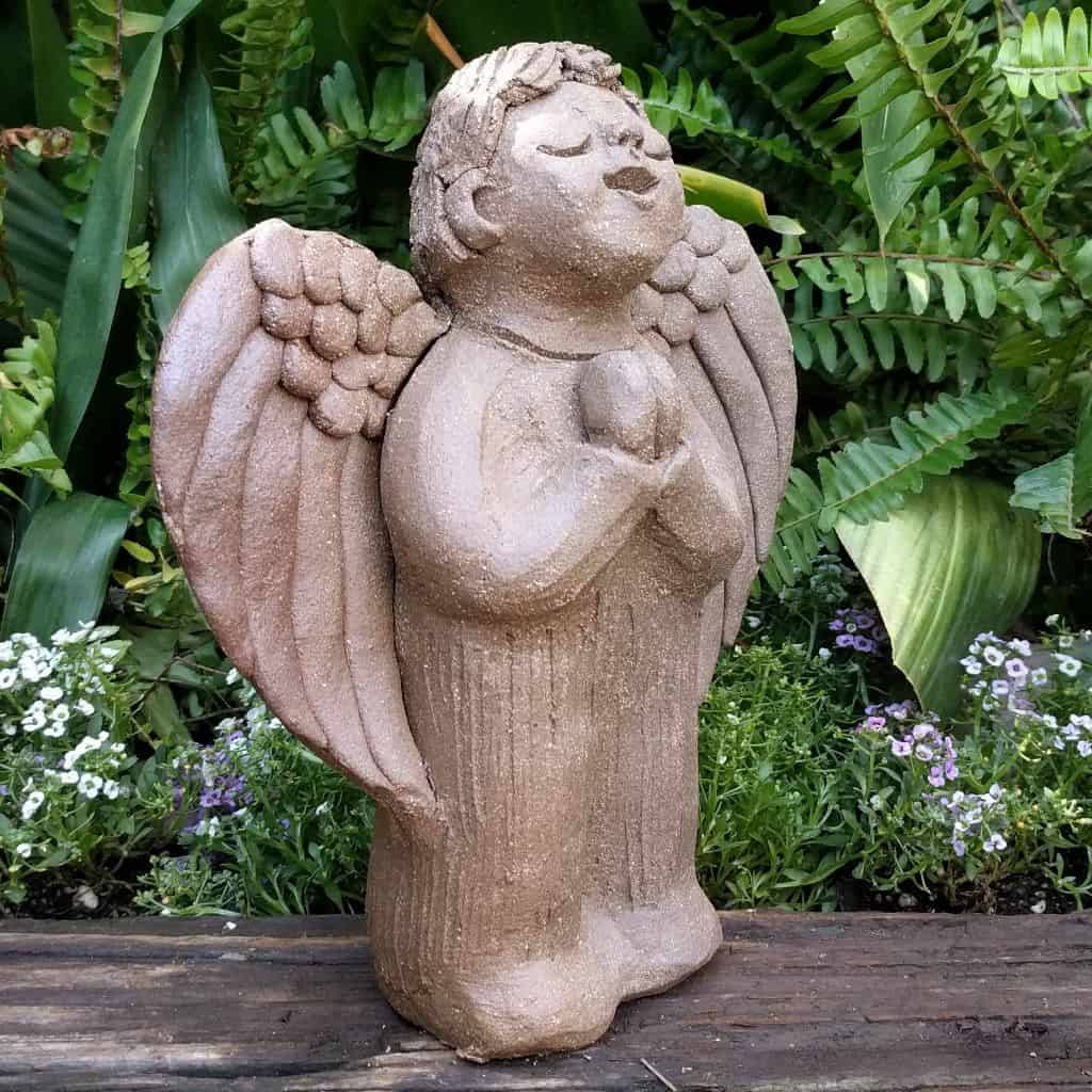 Angel Boy Praying Sculpture